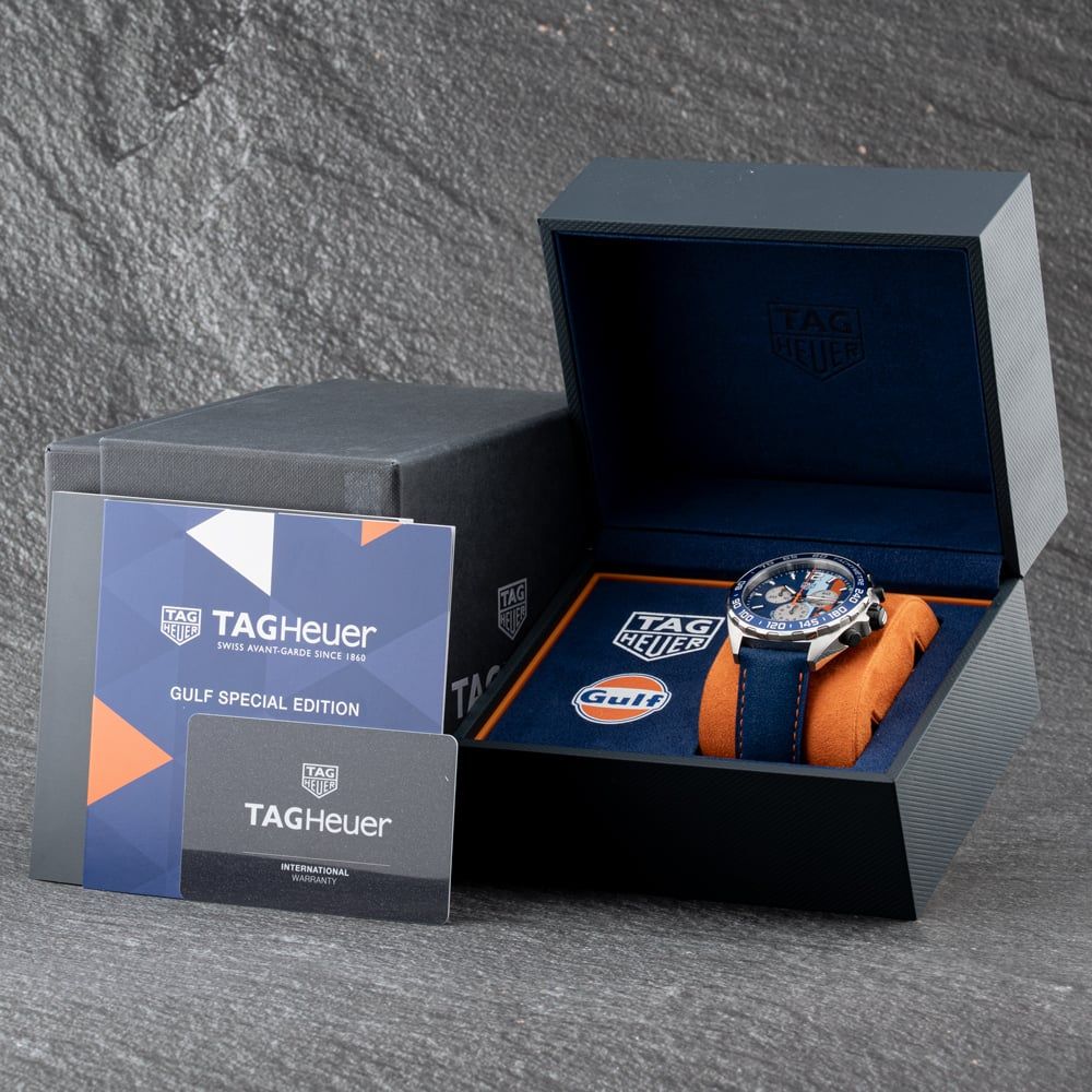Second Hand TAG Heuer Formula 1 Gulf Watch CAZ101N - thbaker.co.uk