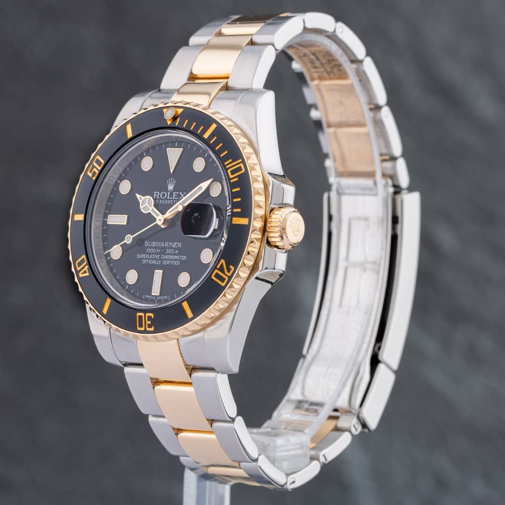 Second Hand Rolex Submariner Watch 116613LN - thbaker.co.uk