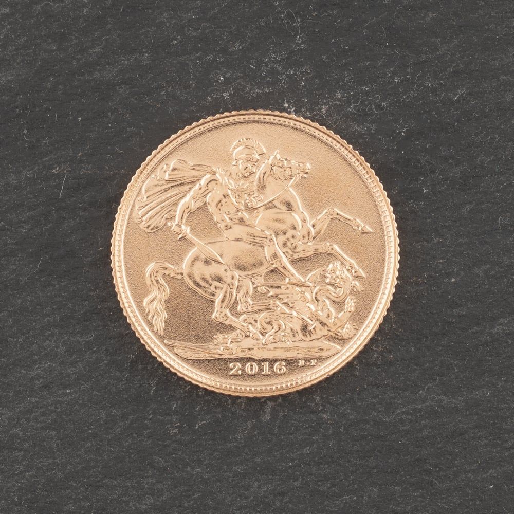 Second Hand 22ct Yellow Gold Queen Elizabeth Ii 2016 Full Sovereign ...
