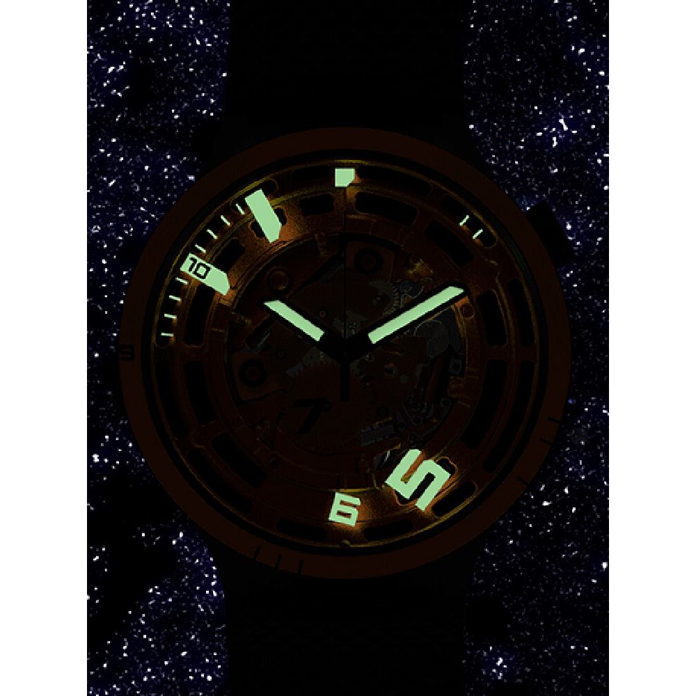 Swatch SB01B127 Big Bold Planets Skeleton Dial Watch - thbaker.co.uk