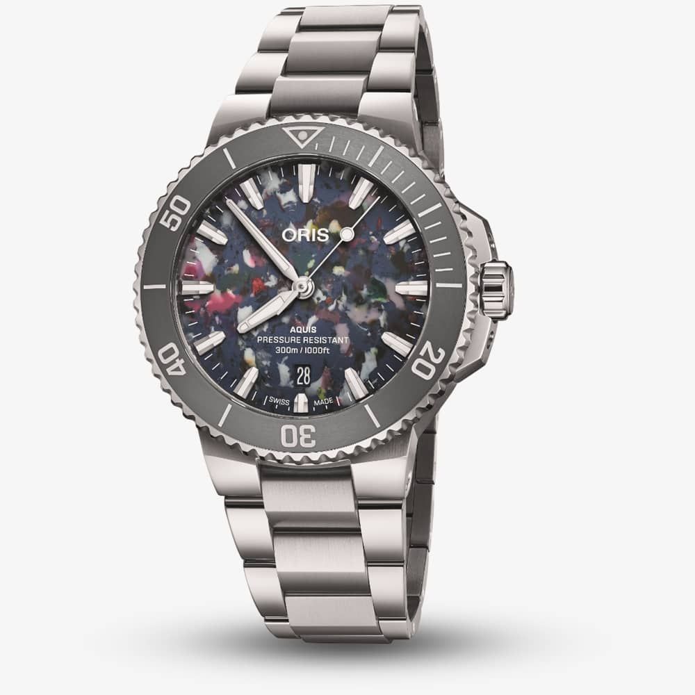 Oris 01 733 7787 4150-07 8 22 04PEB Aquis Watch - thbaker.co.uk