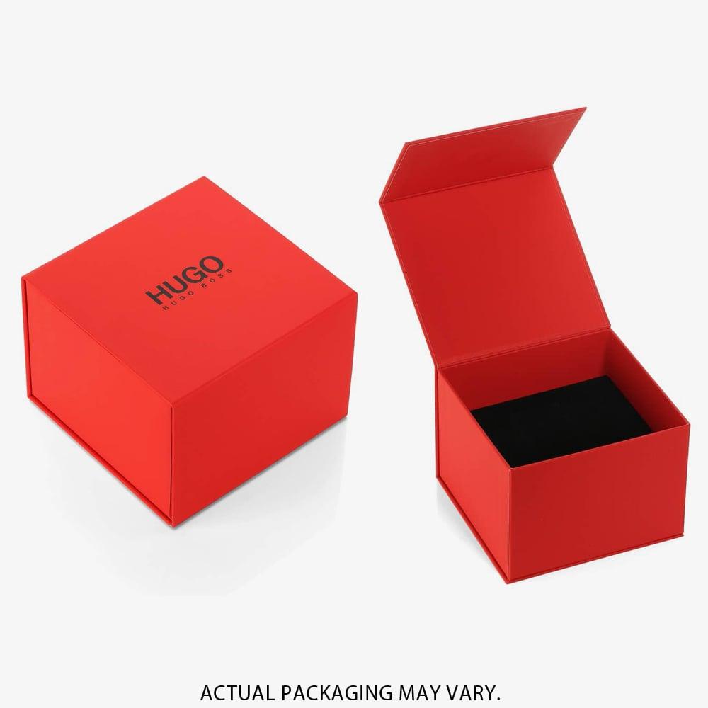 HUGO 1530175 Leap Black Dial Mens Watch - thbaker.co.uk