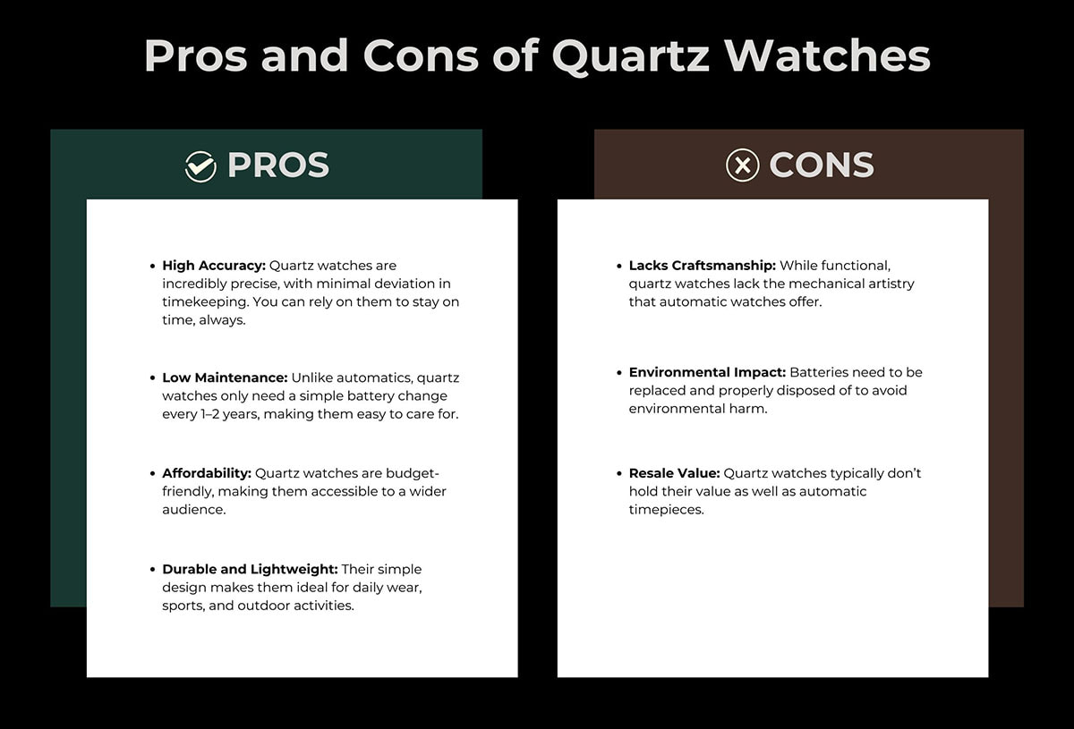 Automatic vs Quartz Watches: Choosing Your Perfect Timepiece - thbaker ...
